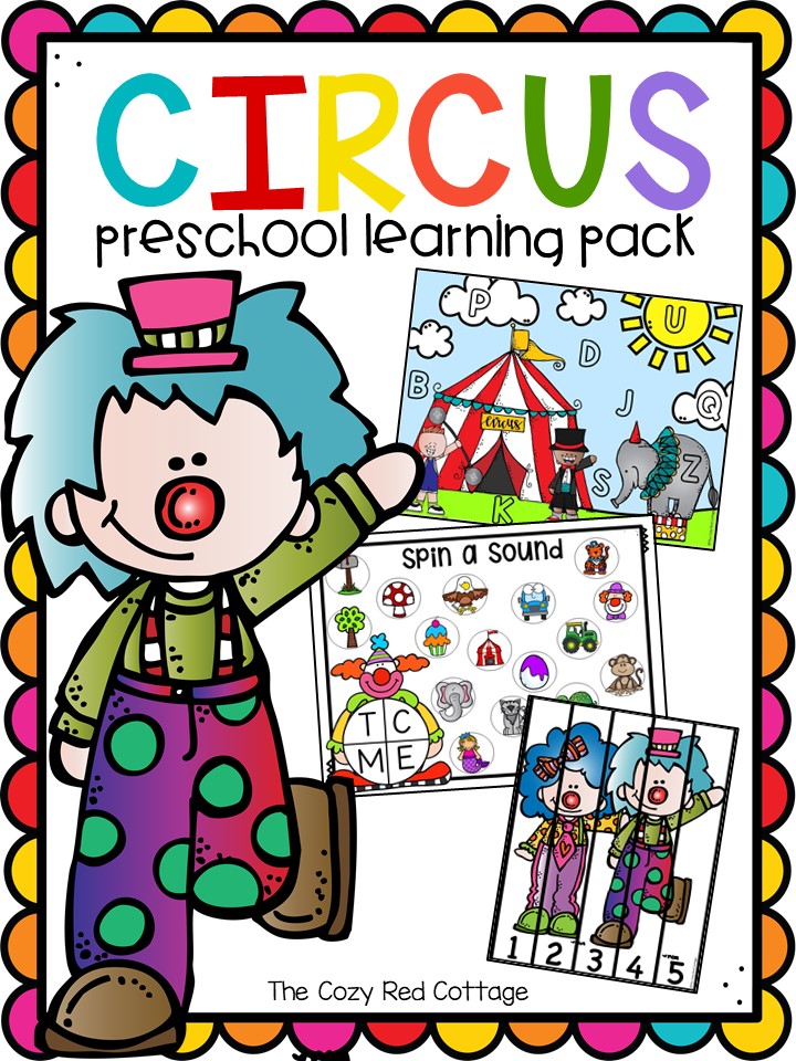 The Cozy Red Cottage: Free Circus Number Puzzles