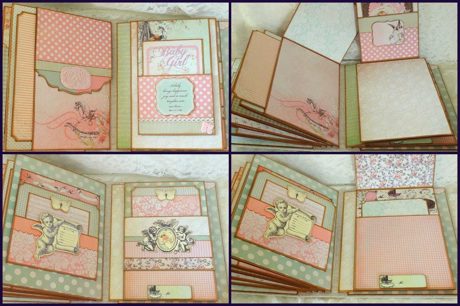 Baby Girl Mini Album Tutorial at Samantha Keegan blog