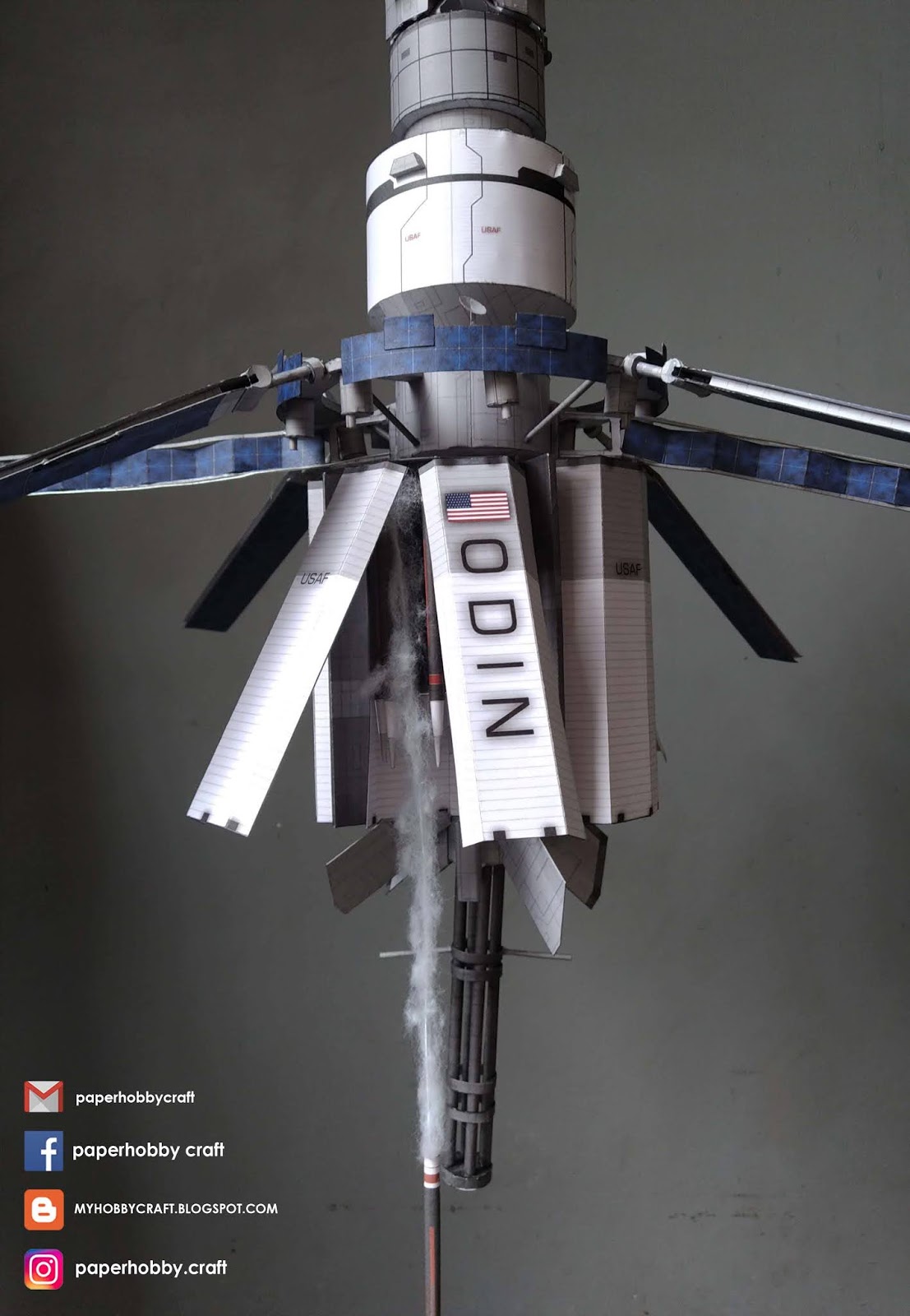 paperhobby: ODIN Space Station from Call of Duty: Ghosts 1/100