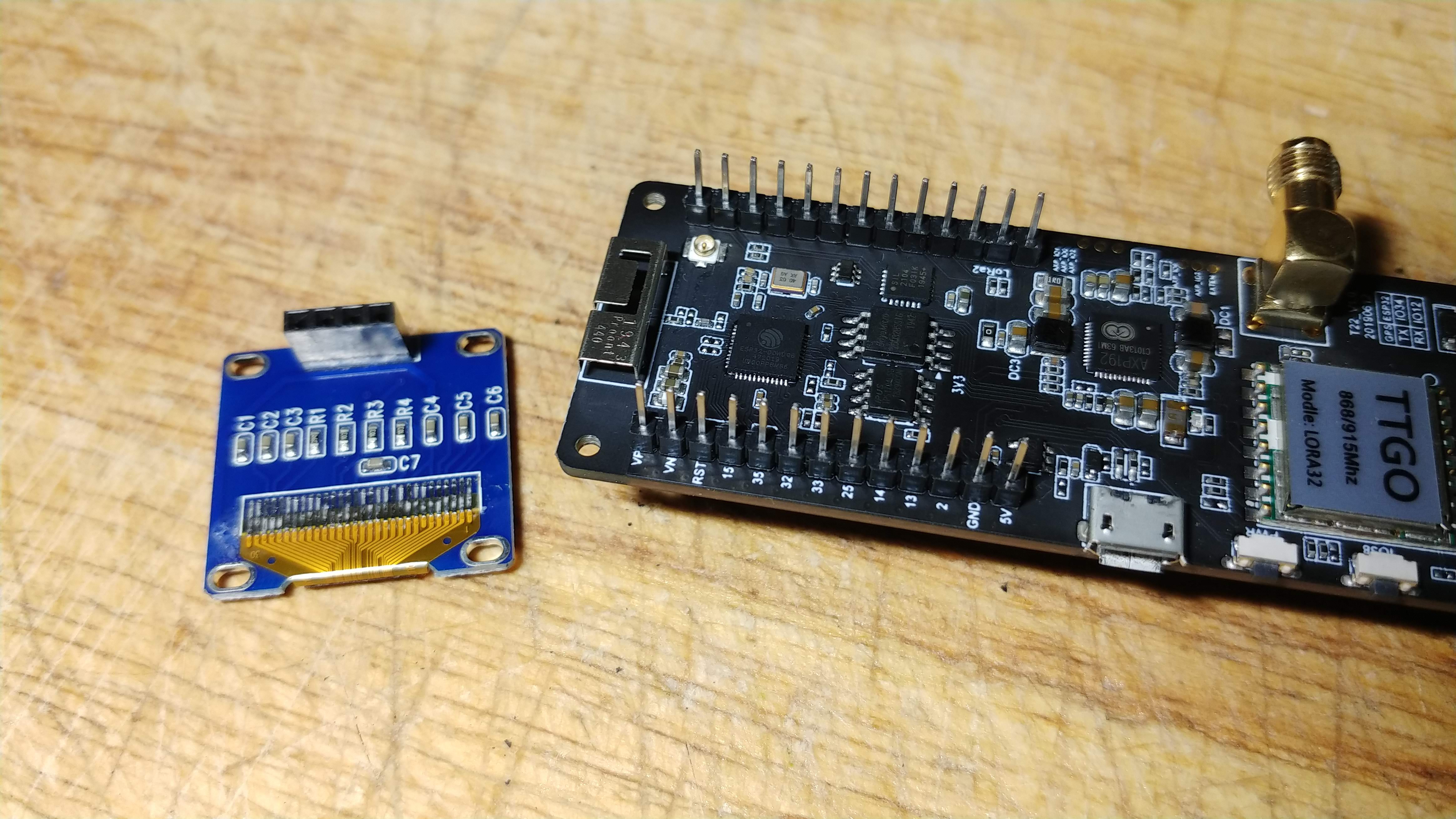 John's Sandbox: Adding an OLED display to a TTGO T-Beam
