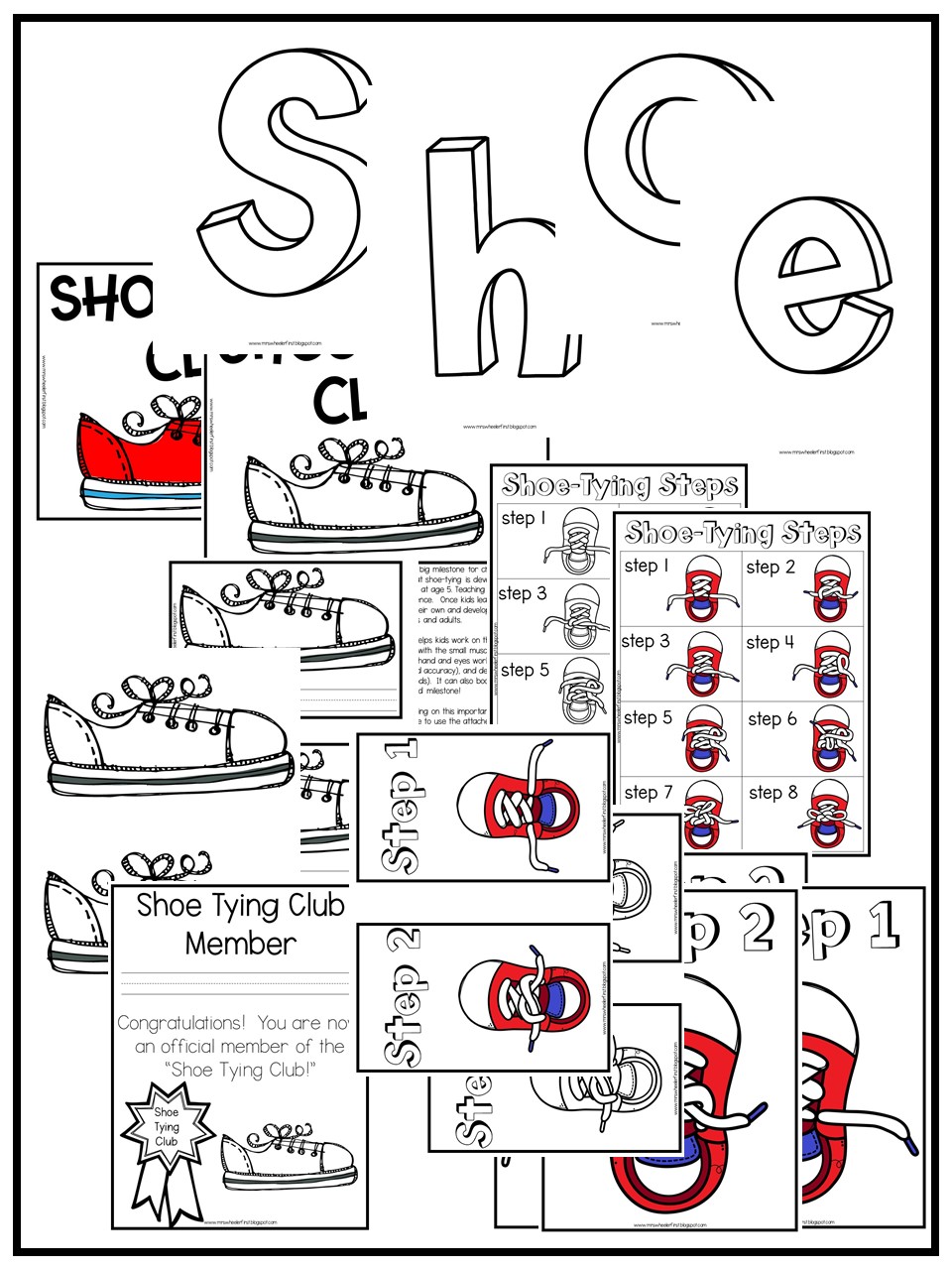 Mrs. Wheeler's First Grade Tidbits: Shoe-Tying Club