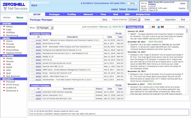 Mengenal Zeroshell, Kelebihan, dan Fitur Pada Zeroshell ~ Belajar ...