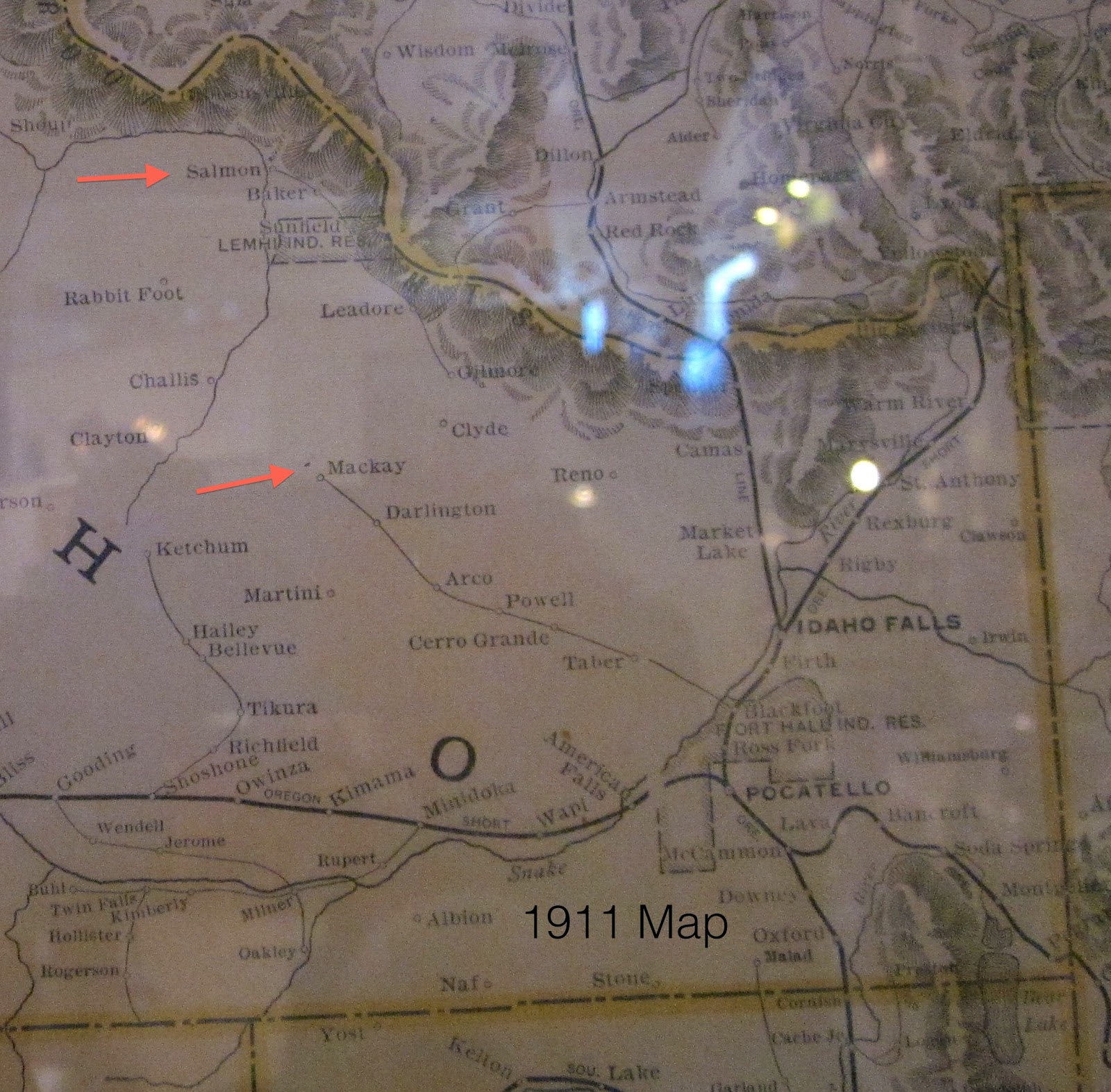 Mackay, Idaho 83251: Blast from the Past - Oregon Short Line Railroad ...