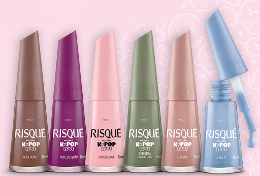 [Risqué] Coleção K-Pop Love | Na Cor do Arco-íris