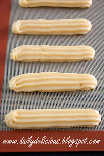 dailydelicious: Lemon Meringue Choux: Lemon choux, my way