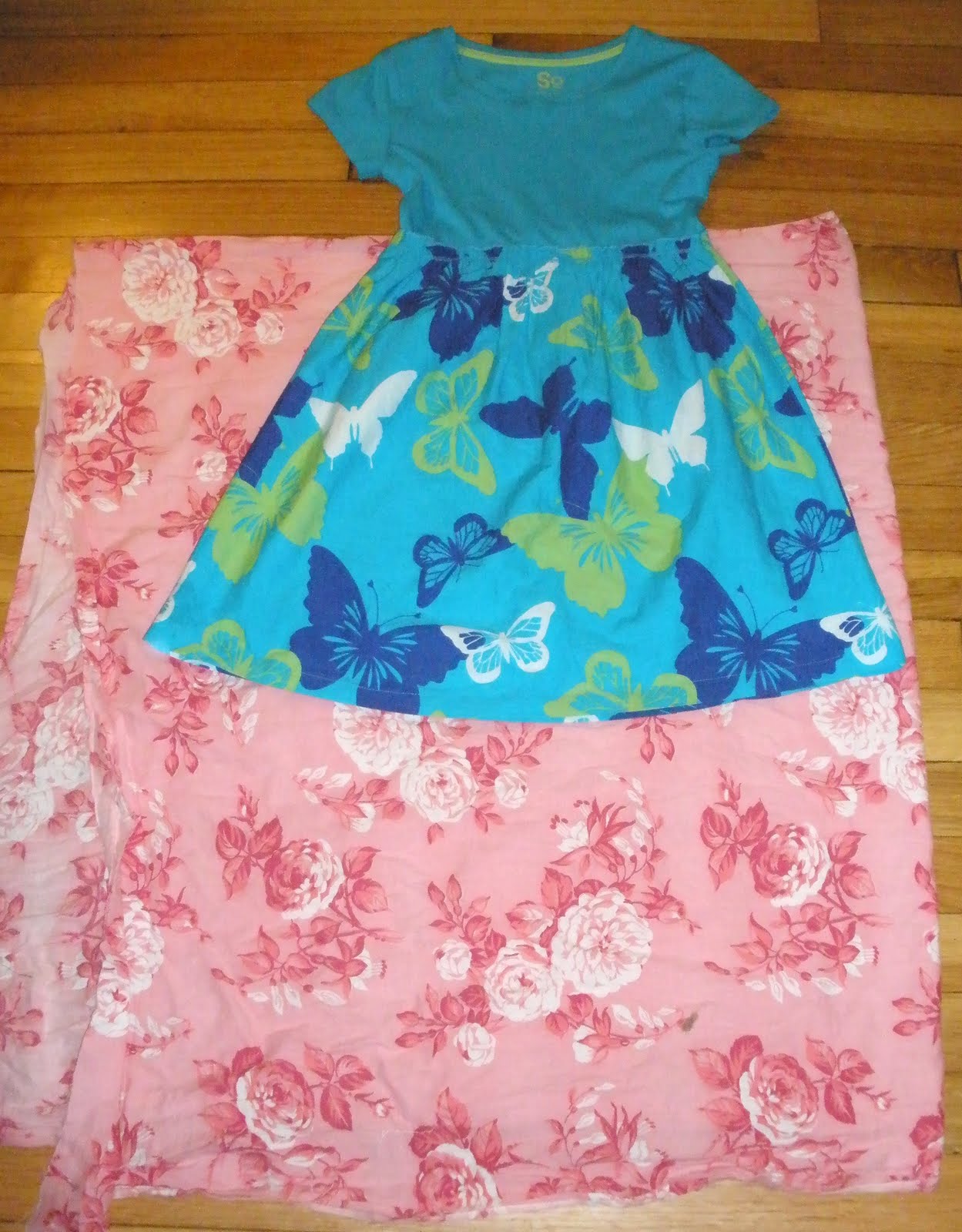 Tutorial: Upcycled Dress Made from an Outgrown Shirt & Some Fabric ...