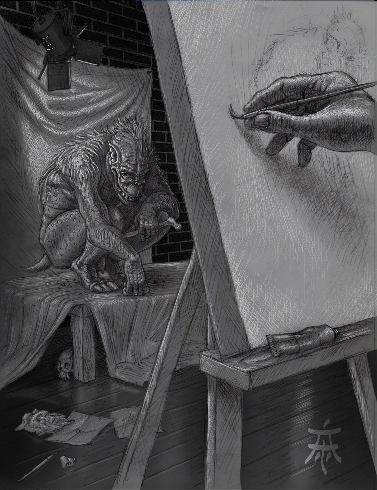 My Vain Doodles: Pickman's Model