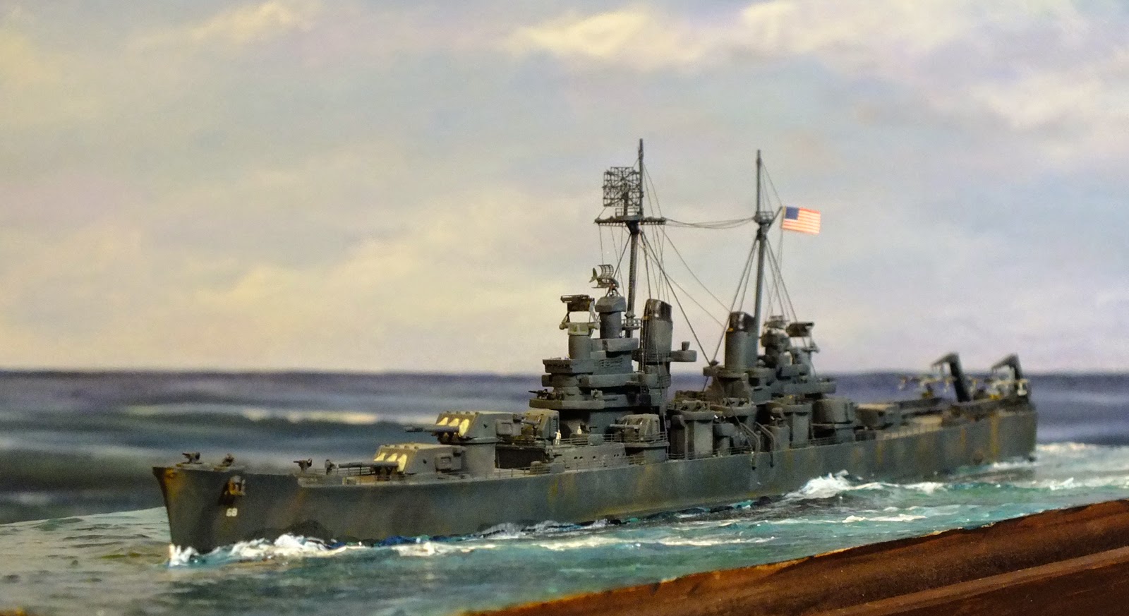 MODELSHIPS & WORLD IN SCALE: USS Baltimore (CA-68), 1943.
