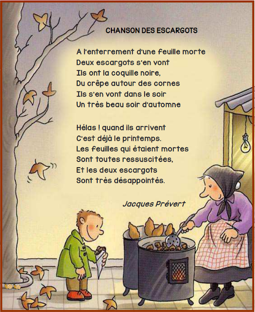 A l'encre violette: POEME : Chanson d'automne, de Jacques Prévert