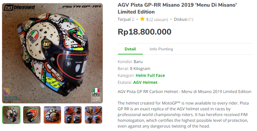 Kenapa Harga Helm Bisa Mahal? Hingga Puluhan Juta