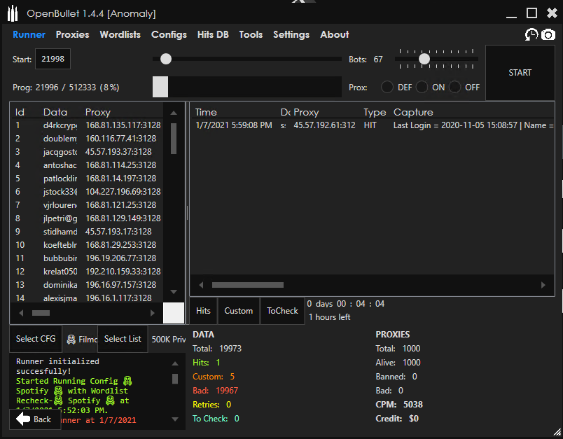 Openbullet/SilverBullet Config