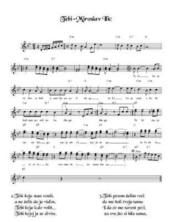 Scores for Balkan music Note za Harmoniku Violinu: Note Za Harmoniku ...