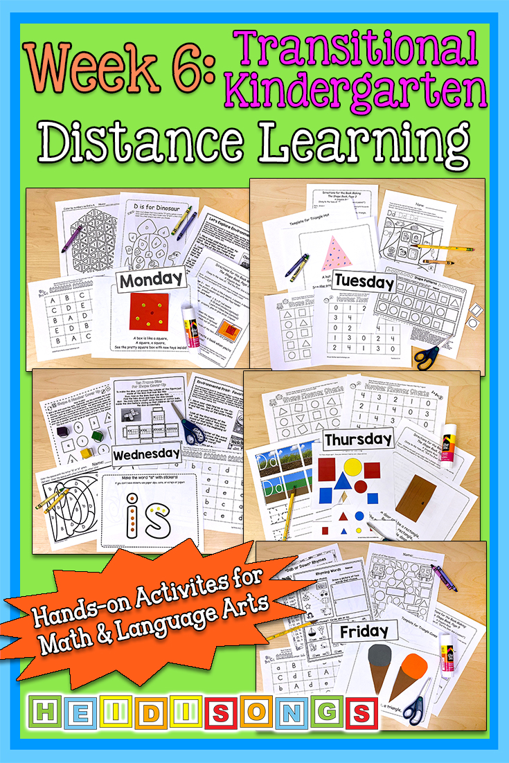TK/K Distance Learning Packets Fall WEEK 6 - NO PREP PRINTABLES ...