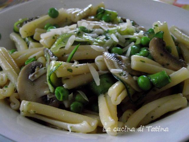 Casarecce con verdure e champignon da La cucina di Tatina su ...