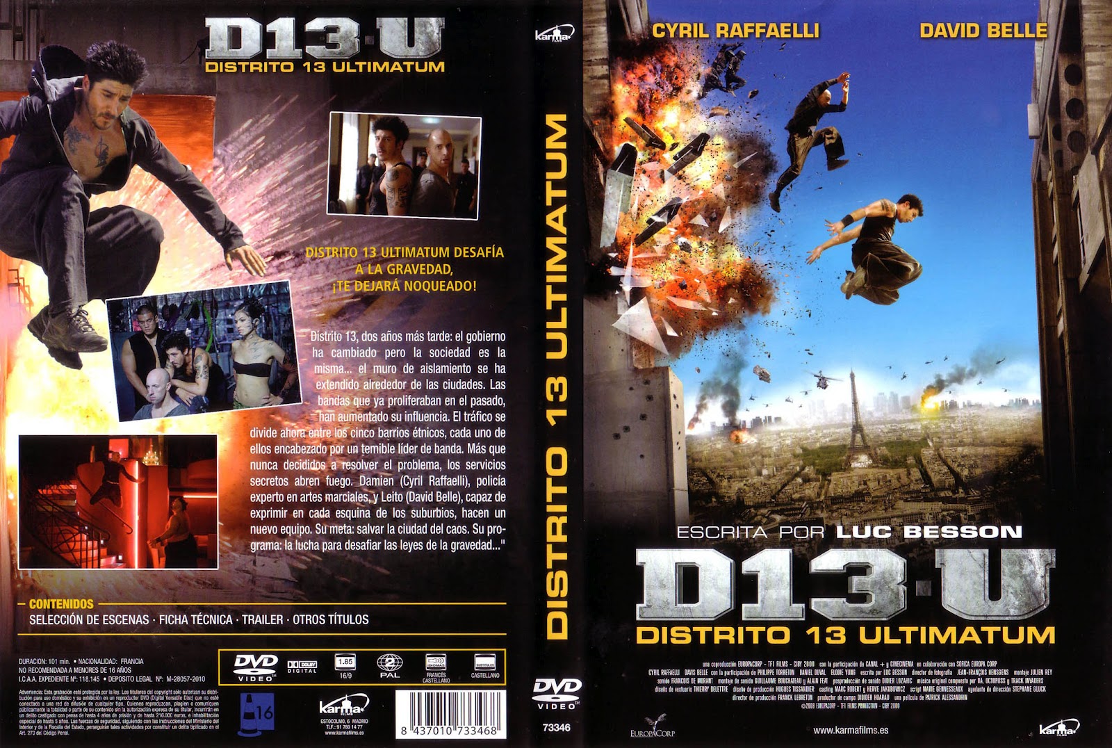 Multipremier video tienda : DISTRITO 13 ULTIMATUM DVD