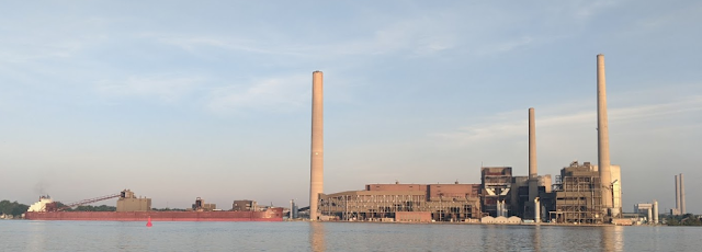 Towns and Nature: 1953 St. Clair and 1984 Belle River Detroit Edison ...