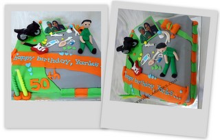 Cake: Anesthesia Doctor Birthday