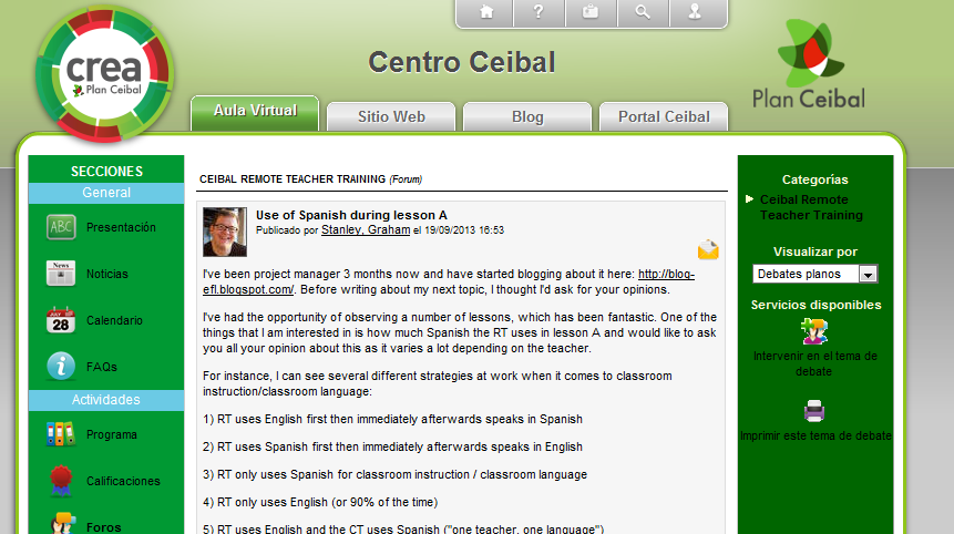 Use of L1 in Ceibal English Remote Teaching