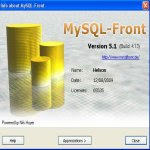 MySQL Front 5.1 Build 4.13 (Full Version + Serial Number) - Warung Ilmu