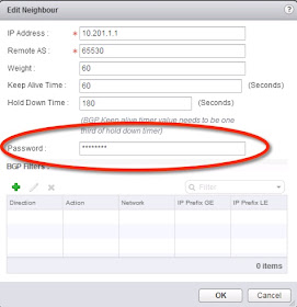 M80ARM - Virtualization Warrior: Configuring OSPF / BGP Authentication within NSX and RouterOS
