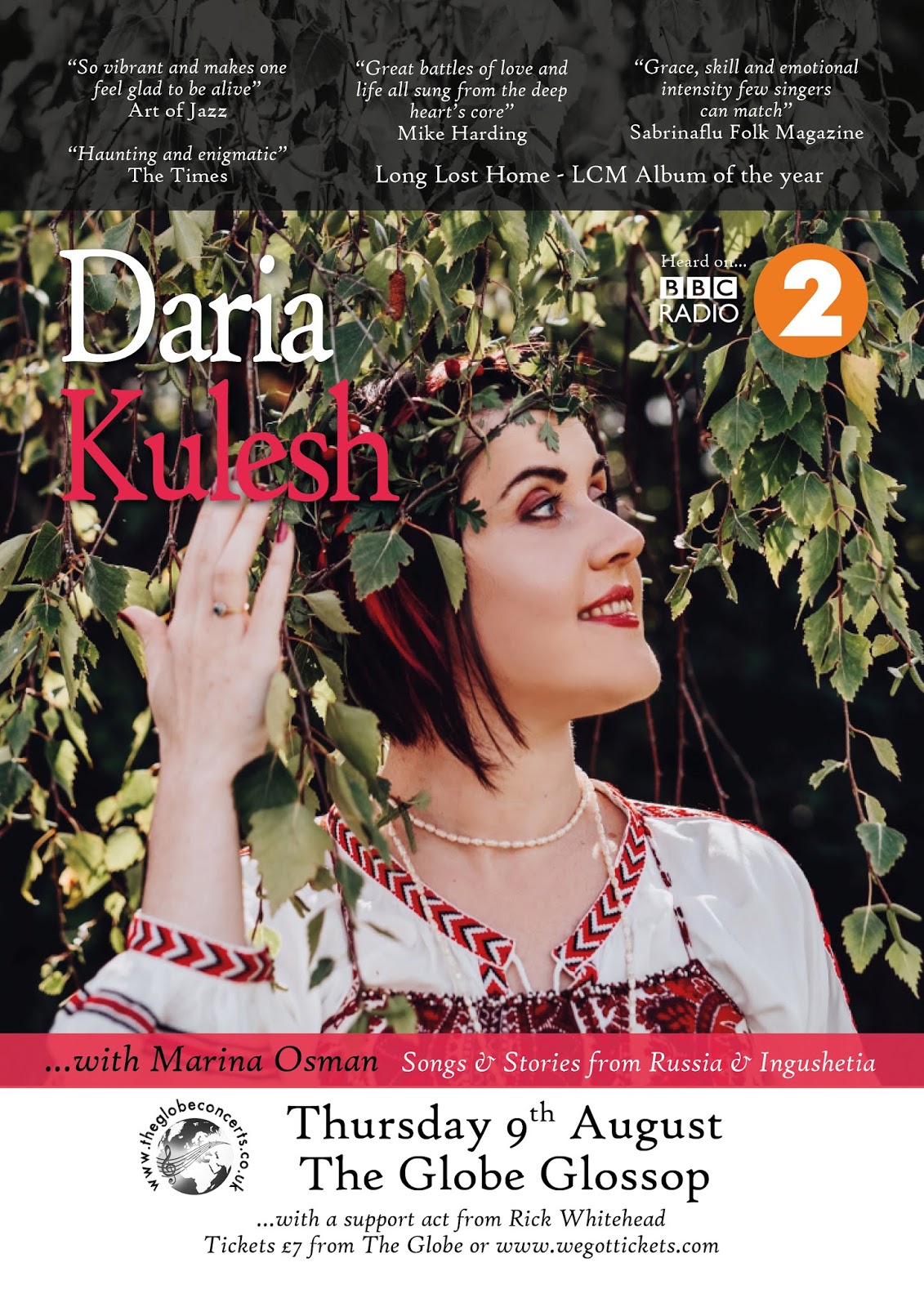 Concerts at The Globe: Daria Kulesh