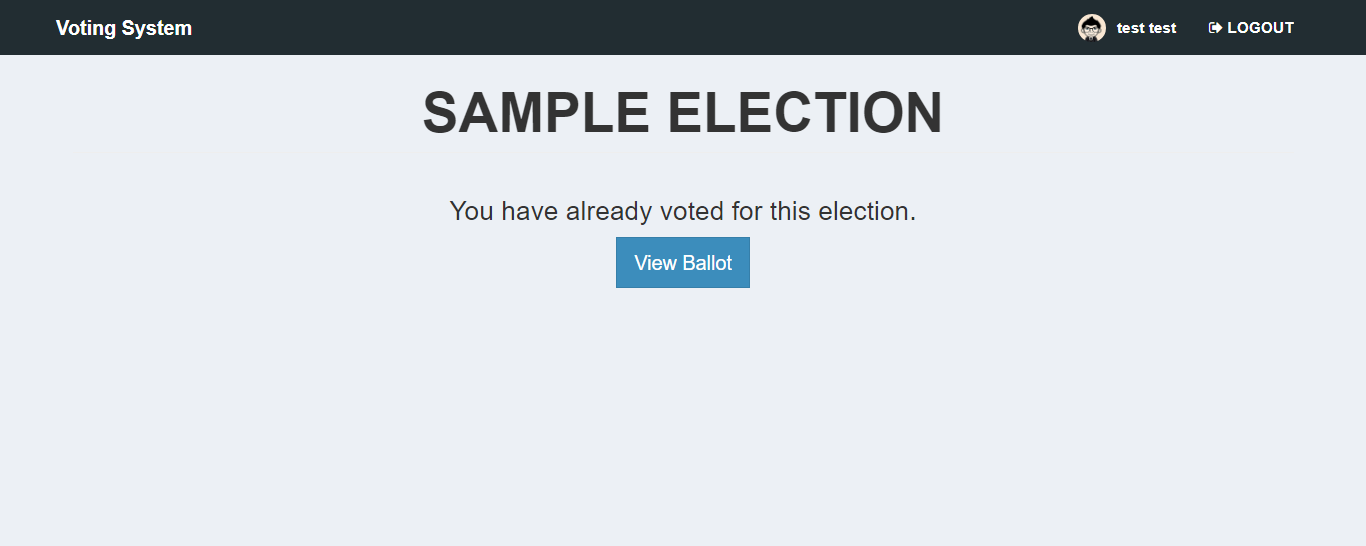 Voting Management System using PHP My SQL with Source Code | Free ...