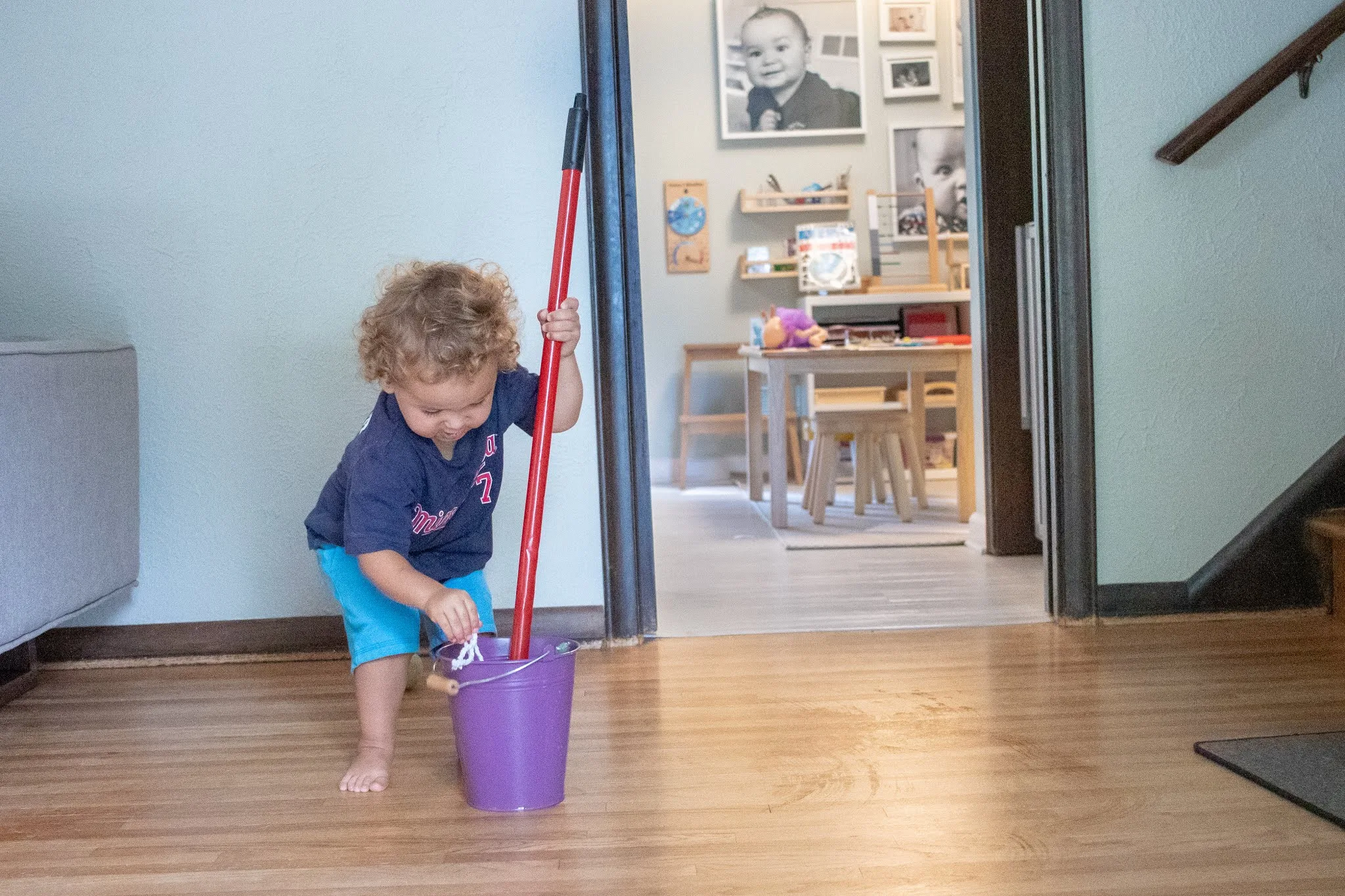 Montessori Practical Life for Toddlers: Mopping