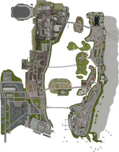 [VC] Vice City Satellite Map (radar detalhado) - MixMods
