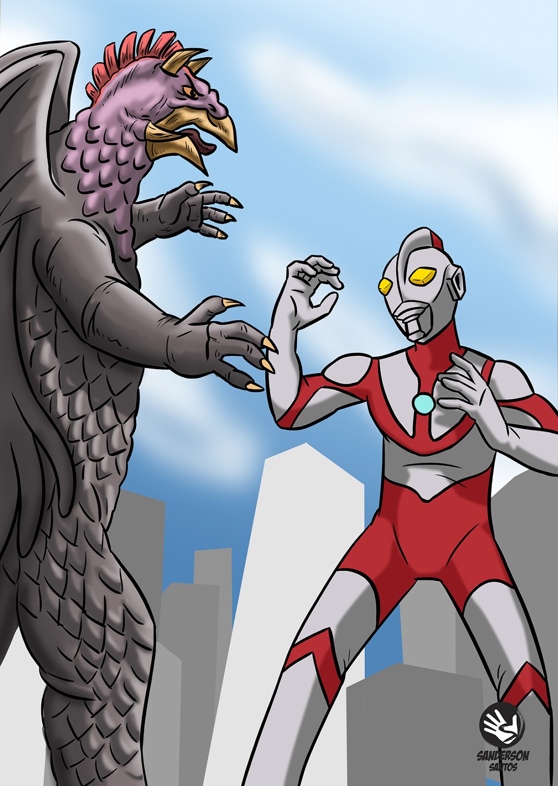 Sanderson Ilustrador: Fanart Ultraman