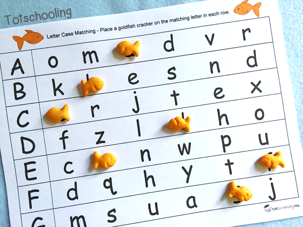 Goldfish Crackers Math & Literacy Pack