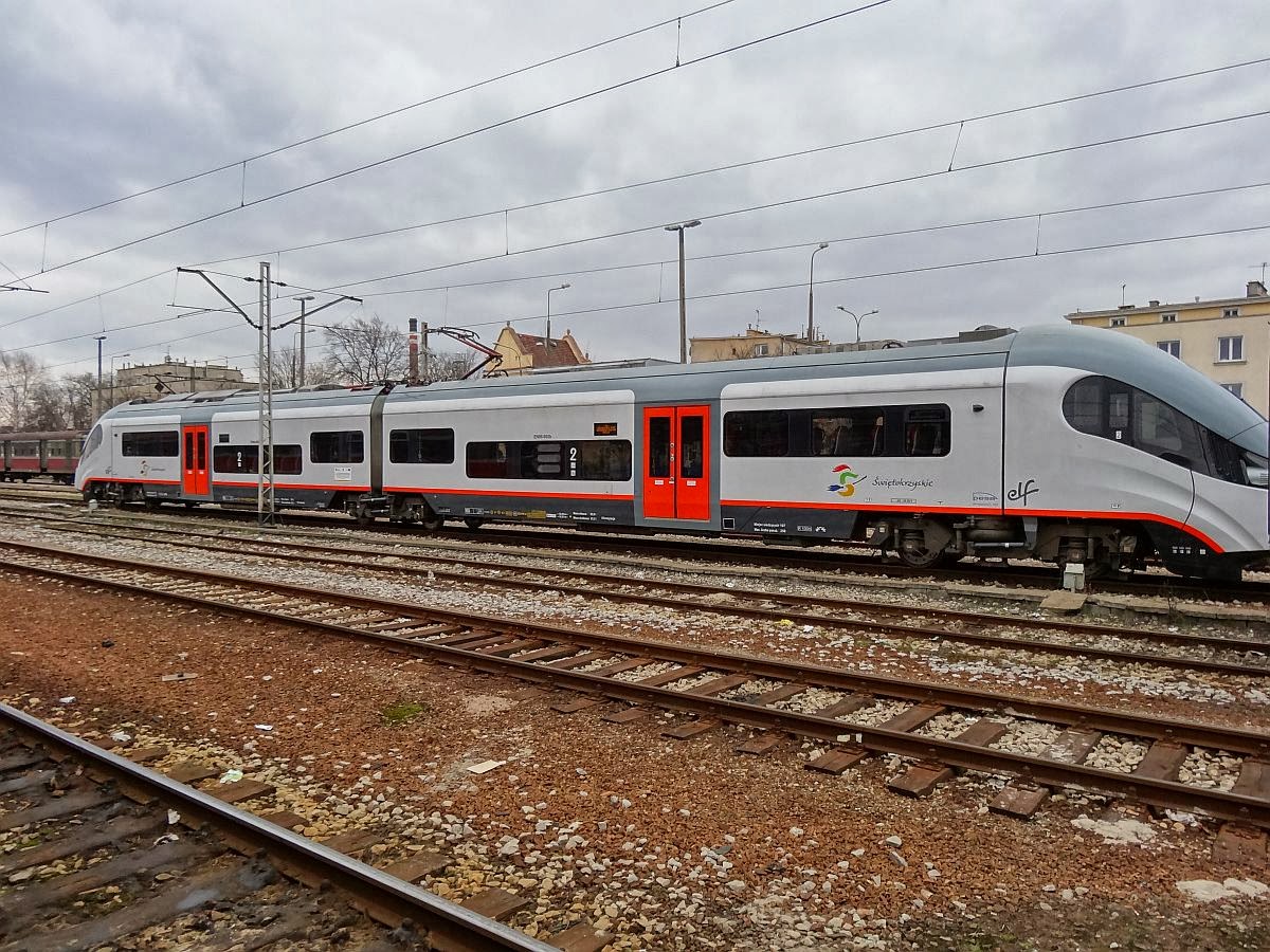Świętokrzyskie Elfy. EN96-002 na stacji Kielce. | Kolejowe Kielce