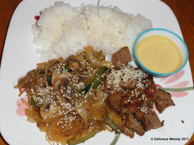 A Delicious Melody: Hibachi at home