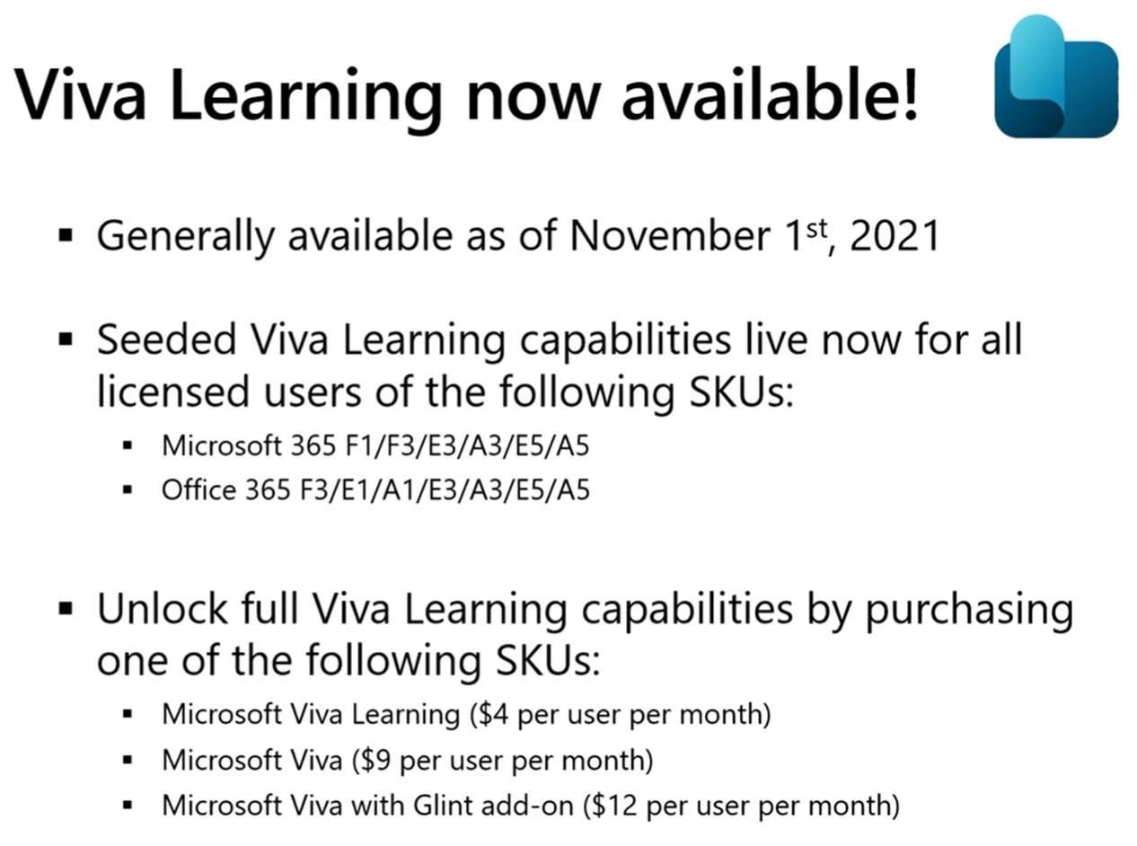 Kressmark Unified Communications: Ignite 2021 - OD108 - Microsoft Viva Learning is now available ...