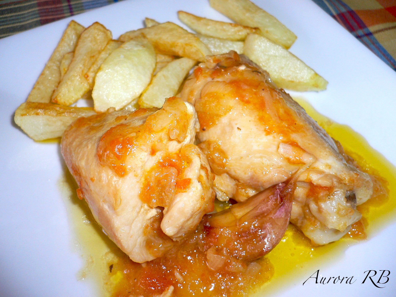 Las recetas de Aurora: Rustido de pollo