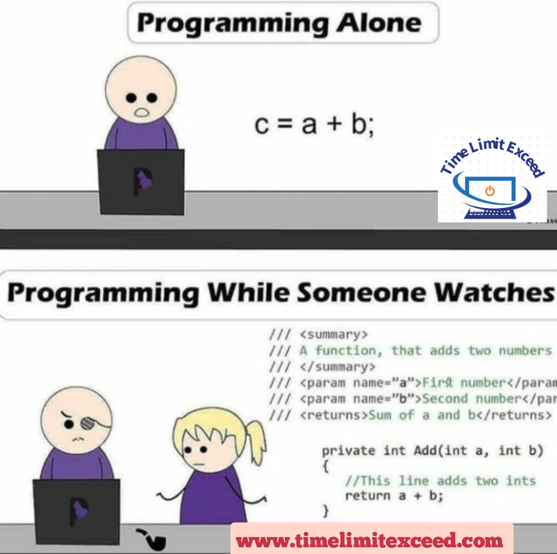 Time Limit Exceed www.timelimitexceed.com⌛💻💻 : Coding Memes Part - 2