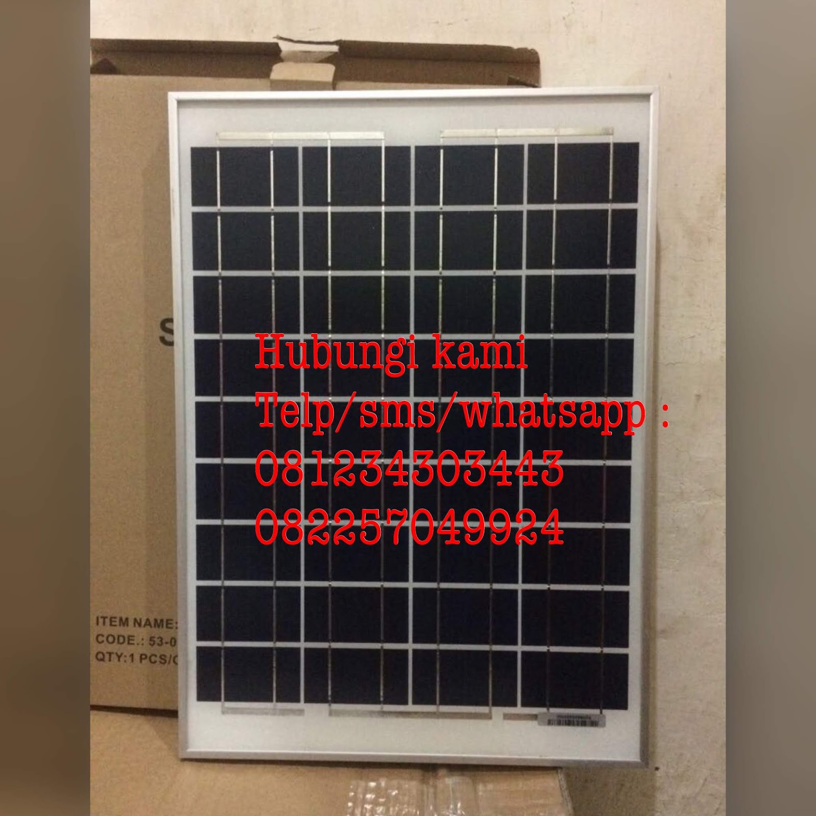Solar panel / Modul panel surya 20 wp polycrystalline - DISTRIBUTOR ...