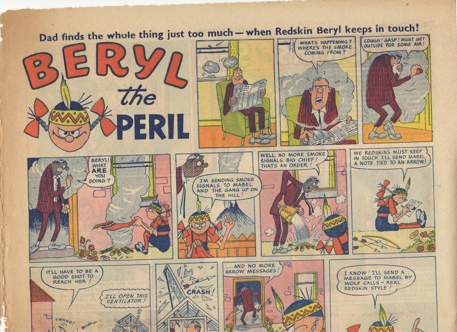 Peter Gray's Comics and Art: Beryl the Peril ghost drawn as a one off ...