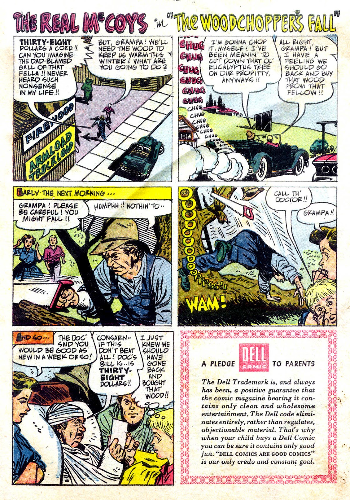 The ALEX TOTH archives: TOTH - FOUR COLOR COMICS 1134 Real McCoys ...