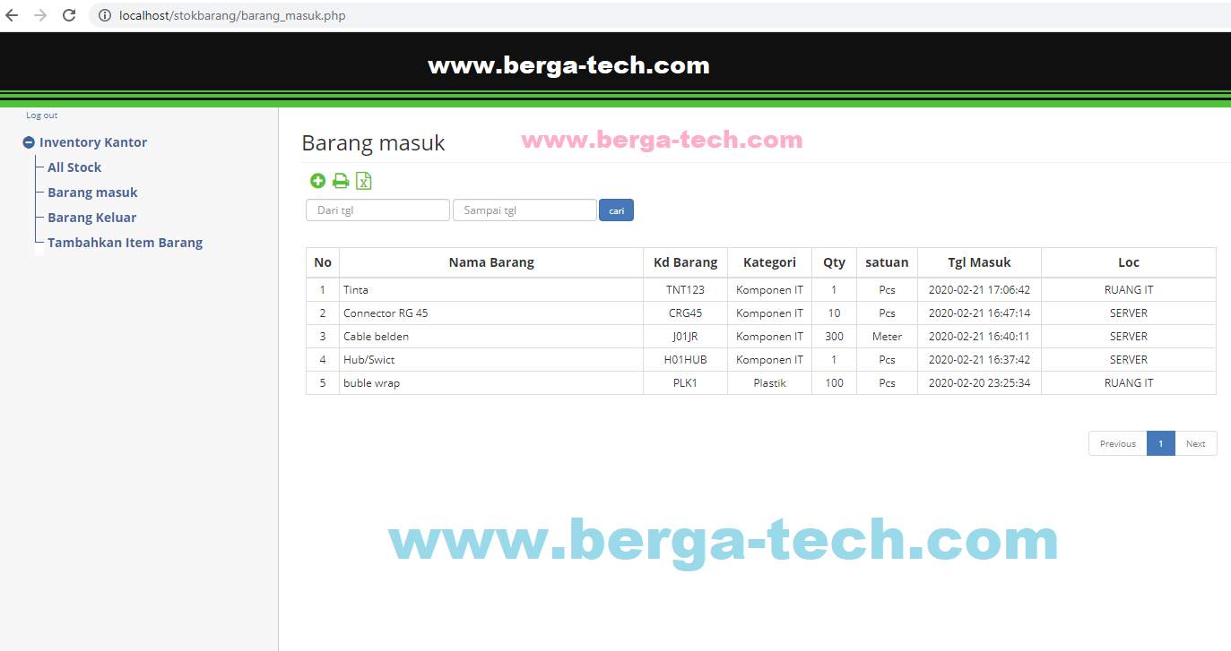 Free Source Code Persediaan Stok Barang berbasis Web PHP MySQL Siap Pakai Free Source Code Persediaan Stok Barang berbasis Web PHP MySQL Siap Pakai