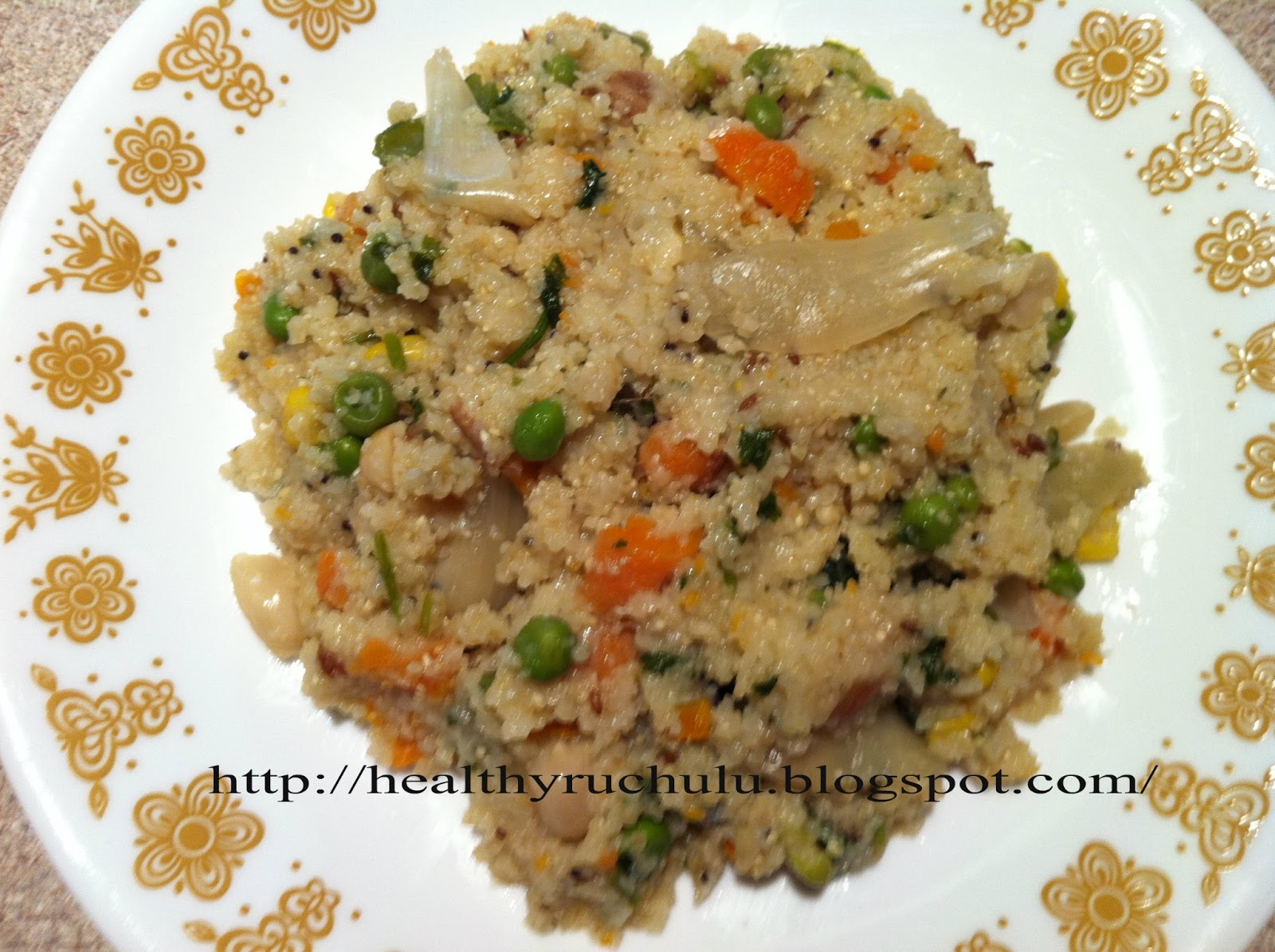 Welcome to Healthy Kitchen: Cracked Wheat/Broken Wheat Upma (Vegetable ...