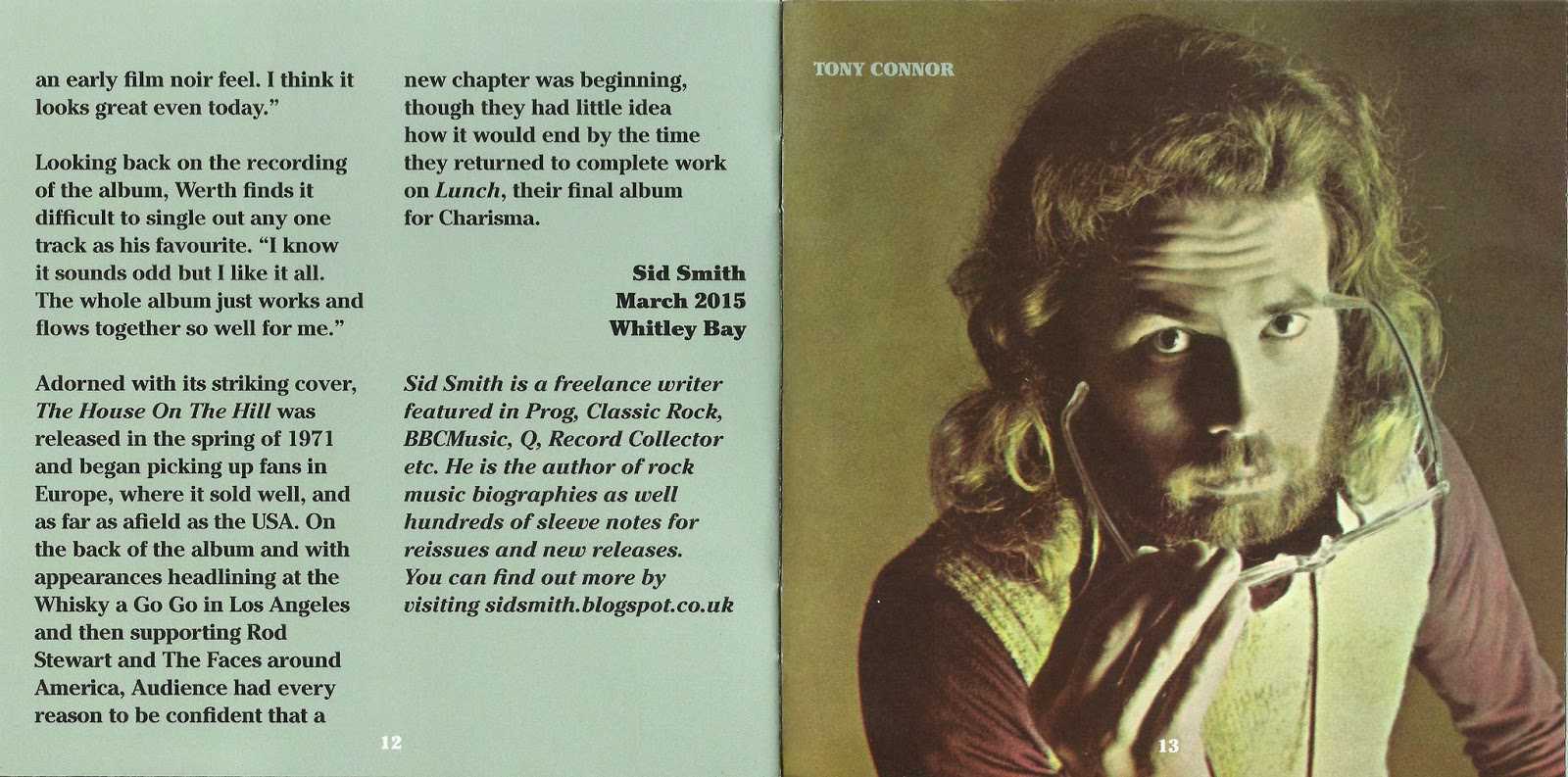 1971 House On The Hill - Audience - Rockronología