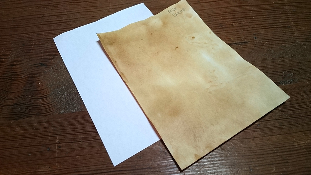 10 Digits: Techniques for Ageing Paper