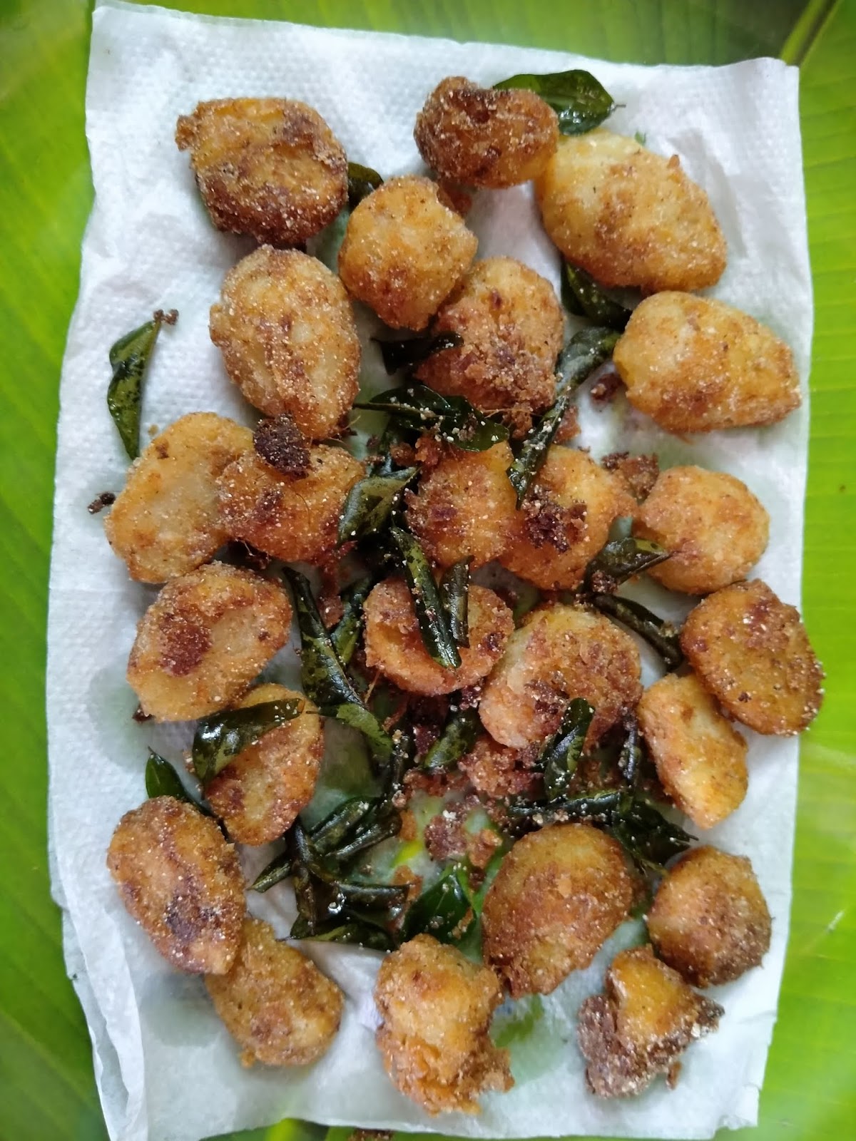 Chamadumpa Fry(Colocasia Fry)