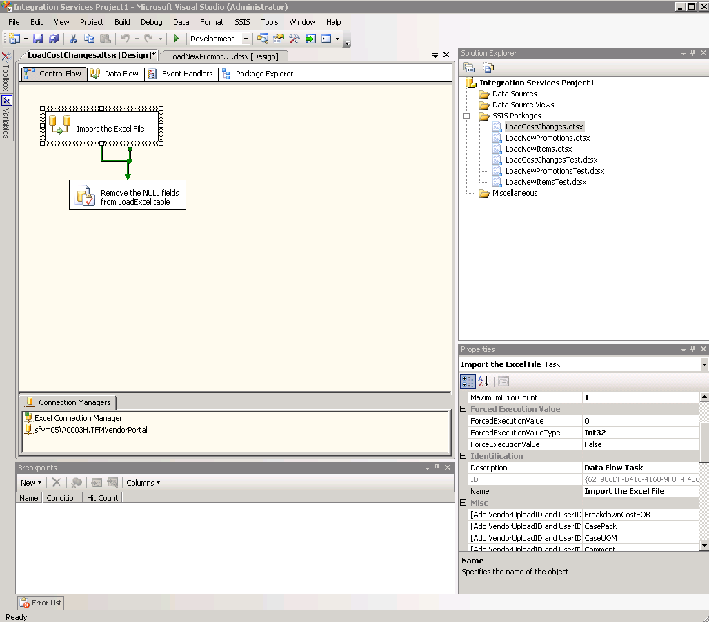 A day in the life of a BI Developer: Task 17: SSIS with variable excel ...