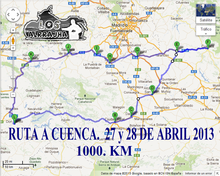 Grupo Motero, "LOS ALRRAJHA".: Ruta a Cuenca, La Gran Nevada, "LOS ...