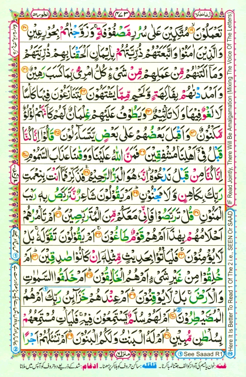 Online Islamic School System: SURAH AL TOOR PAGE NO.03