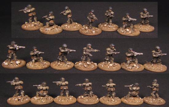 Wargame News and Terrain: Rebel Miniatures: Earth Force red Guard and ...