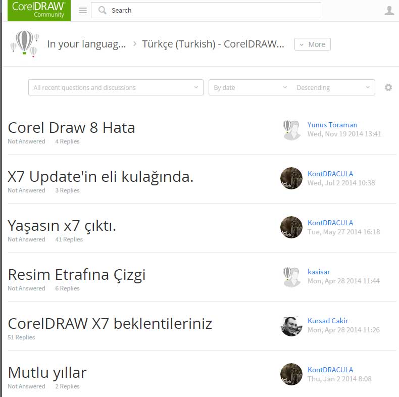 CorelTURK - Türkçe CorelDRAW: CorelDRAW topluluğu ve forumu yenilendi.