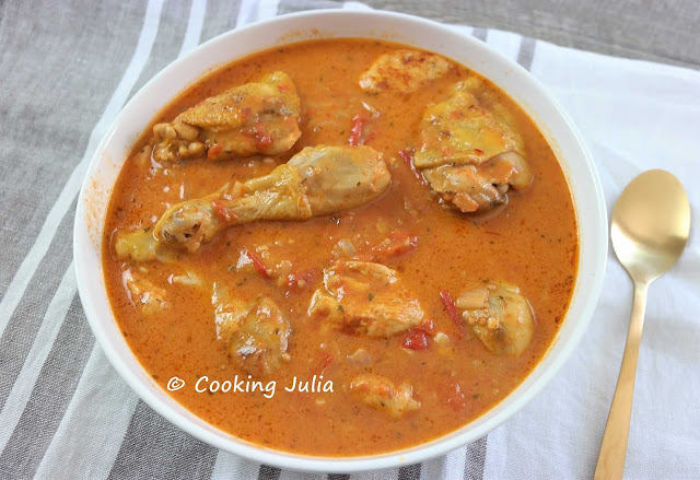 COOKING JULIA : POULET SAUTÉ À LA CRÈME DE TOMATES