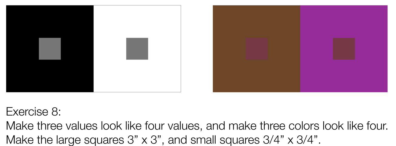 NWSA- ART1202C: Josef Albers - Interaction of Color. Exercises #5 - #8 ...
